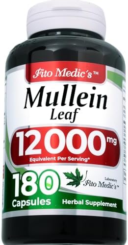 Amazon.com: WIXAR NATURALS Mullein Leaf Capsules - 90 Capsules - Herbal ...