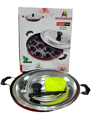 Buy Appam Patra Chatty Paniyaram Patra Ponganal Paniyarakkal Maker with ...