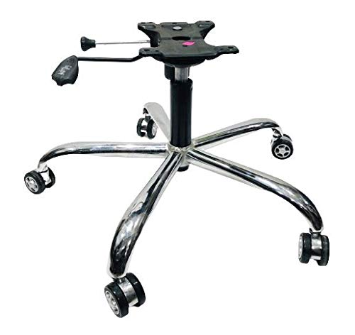 Buy PP Chair Revolving Office Chair Steel Base + Casters Alloy Wheels ...