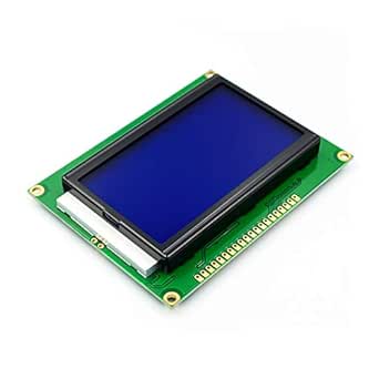 Amazon.com: ! 5pcs/lot 12864 DOTS LCD Module 5V Blue Screen 12864 LCD with Backlight ST7920 ...
