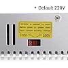 DROK Adjustable Power Voltage Converter AC 110V-220V to DC 0-48V Module ...