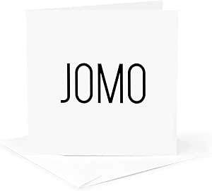 Amazon.com : 3dRose Greeting Card - Jomo - Anne Collections Quotes ...