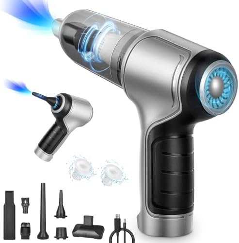Amazon.co.jp: GEEGVV Handy Cleaner, Multi-functional Mini Car Vacuum ...