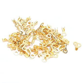 100Pcs Lug Ring Terminals Lug Ring Terminal, Eye Terminal Eye Terminal ...