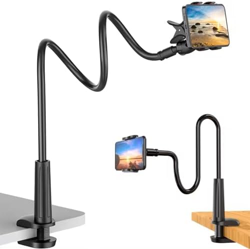 Universal Smartphone Desk Mount 360 Degree Flexible Portable Secure ...