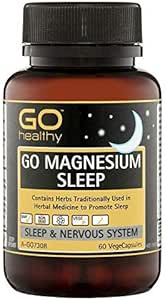 Amazon.com: GO Healthy Magnesium Sleep 60 Vege Capsules : Health ...