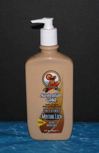 Amazon.com : Australian Gold Tan Extender Moisture Lock w/Bronzers 16 ...