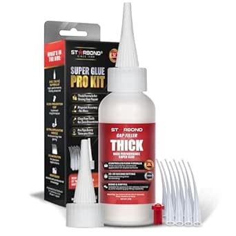 Amazon.com: Starbond Thick Super Glue Pro Kit (2 oz) – Gap-Filling CA ...