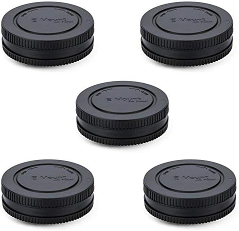 Amazon.com : 5 Pack Body Cap and Rear Lens Cover Kit for Sony A7 A7II ...