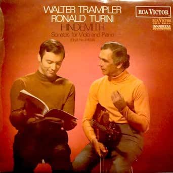 Hindemith, Walter Trampler, Violist / Ronald Turini, Pianist, Ronald ...