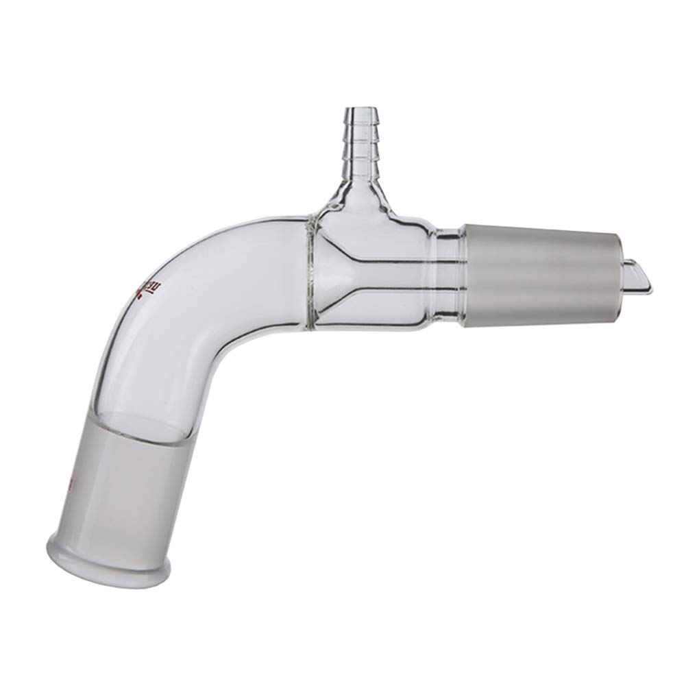 Buy Tansoole Glass Vacuum Take Off Adapter, 105° Bent, Short Stem with ...