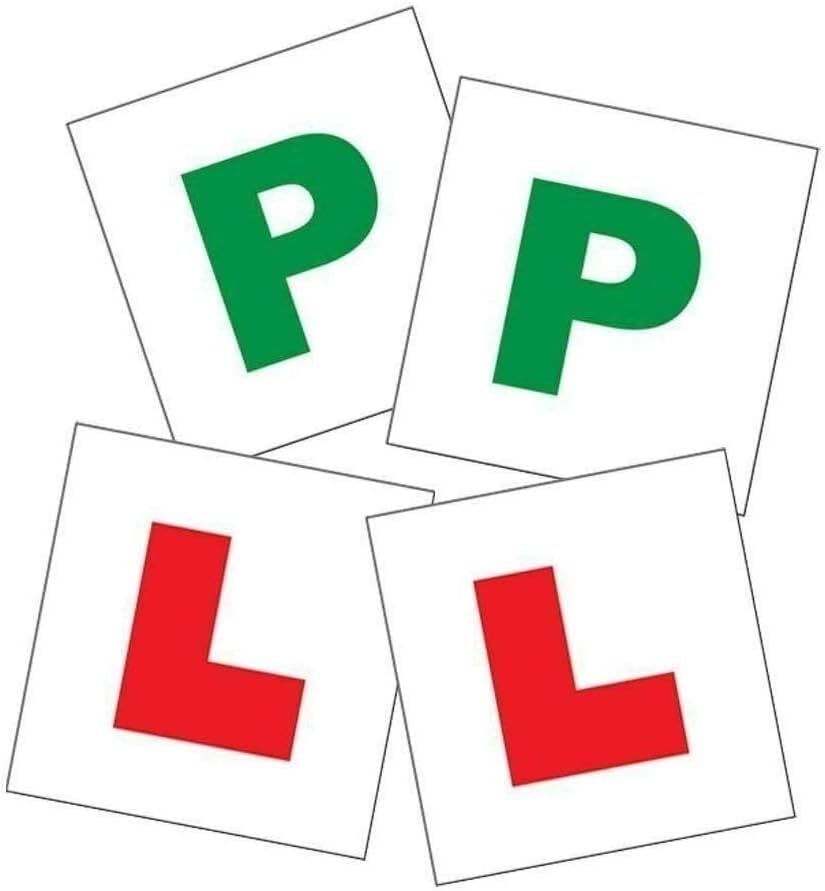 Onarway Learner Plate L Plate 4 Pack for driver learner, 2 PCS of Self ...