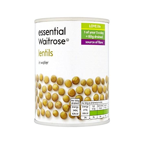 Amazon.com : Lentils essential Waitrose 400g - Pack of 2 : Grocery ...