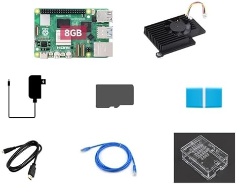 Amazon.com: PI5-8GB Starter Kit, Compatible with Raspberry Pi 5 ...