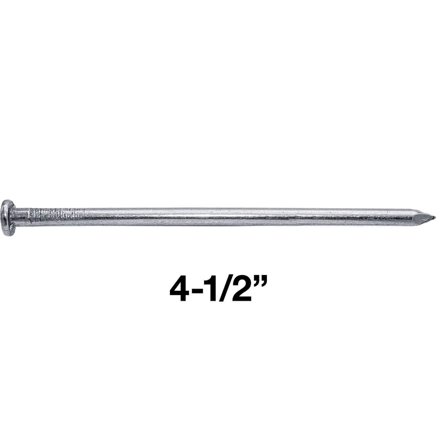 Snapklik.com : 4-1/2 Inch Bright Common Nail