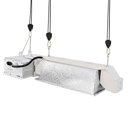 iPower 630W Double Lamp Ceramic Metal Halide CDM Hydroponic Grow Light ...