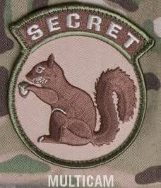 Amazon.com: Milspec Monkey Secret Squirrel PVC Patch (dezert) : Clothing, Shoes & Jewelry