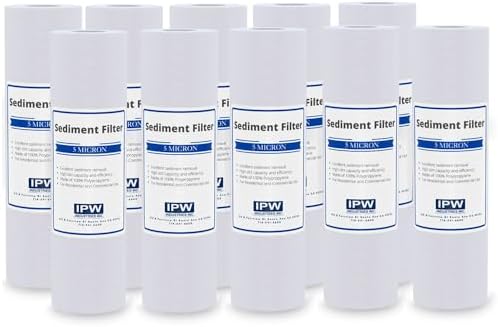 Amazon.com: IPW Industries Inc. 10-Pack 5 Micron Sediment Filter ...