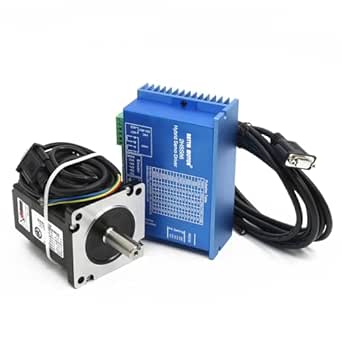 Amazon.com: RATTMMOTOR Nema34 4.5Nm controlador de servo motor de bucle cerrado CNC Kit 4.5N.m 3 ...