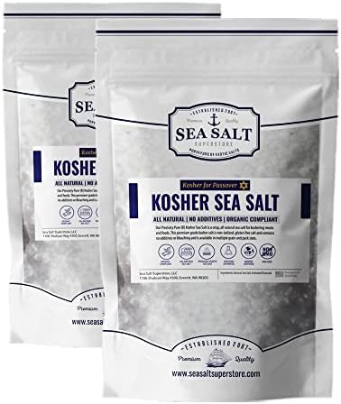 Amazon.com: Kosher Sea Salt, Coarse Grain Kosher Salt, Replacement for ...