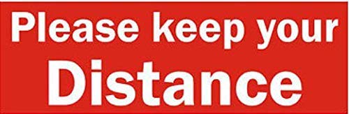 Roonir car Stickers Exterior Please Keep Your Distance Car Bumper, Hood ...