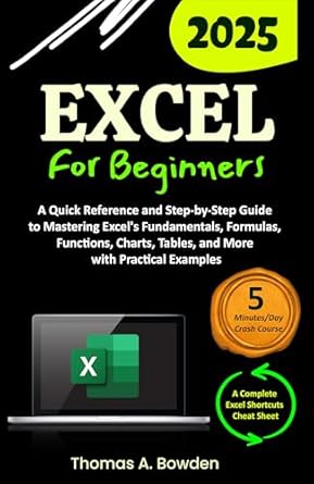 Amazon.com: Excel for Beginners: A Quick Reference and Step-by-Step ...