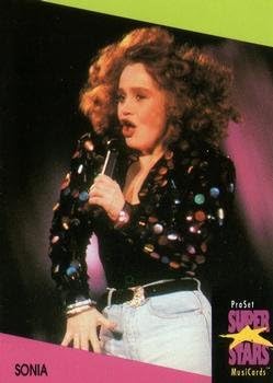 Sonia trading card (English Pop Singer) 1991 Proset Super Stars ...