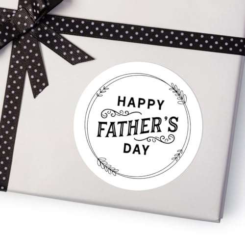 Amazon.com: 120pcs Happy Father's Day Stickers - Premium Gift Labels ...