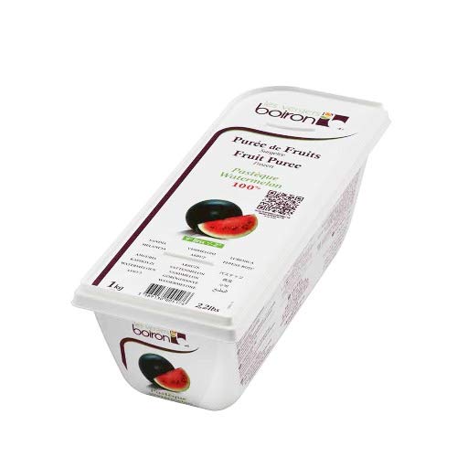 Amazon.com: Frozen Watermelon Puree by Les Vergers Boiron - 1 Kg (2.2 ...