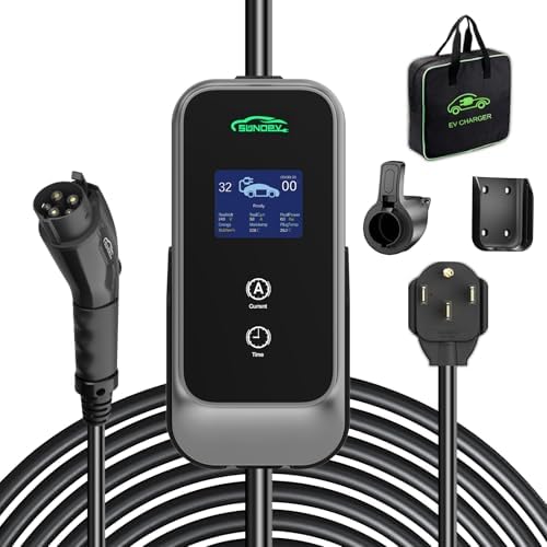 Amazon.com: Portable Level 2 EV Charger – 32A Fast Charging for ...
