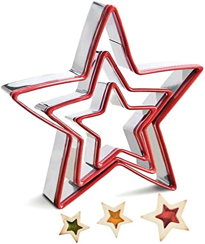 Amazon.com: Wilton Set of 6 Nesting Star Cutters: Cookie Cutters: Home ...