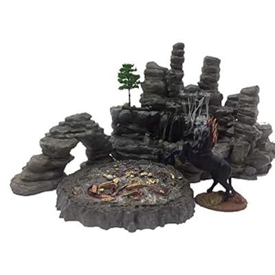 HERO Creations Nightmare Demon Steed Figura Miniatura para RPG e