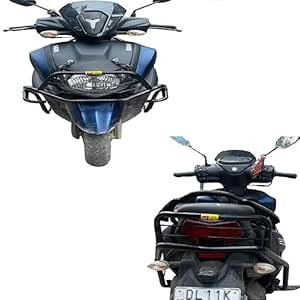 Zombieeast Scooty Front and Rear Crash Guard with Frame Slider Leg ...