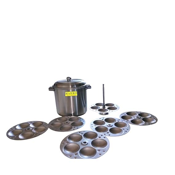 Mahro Aluminium Idli Cooker, (30 Pieces) : Amazon.in: Home & Kitchen