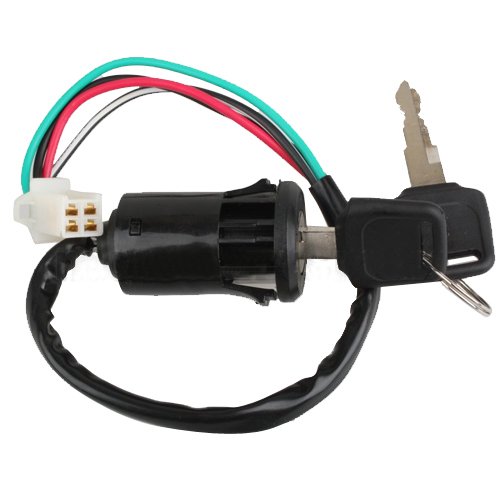 Amazon.com: X-PRO 4-Wire 4-Pin Ignition Key Switch for ATVs Dirt Bikes ...