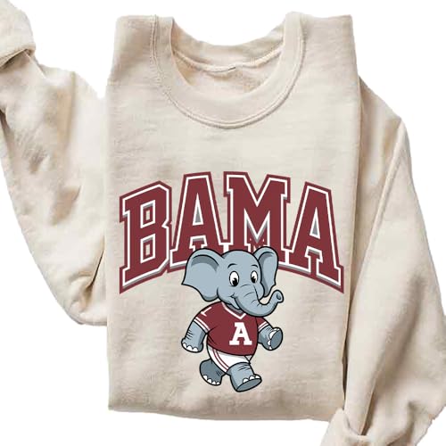 Amazon.com: Bama Elephant Shirt, Alabama Sweatshirt, Elephant Mascot ...