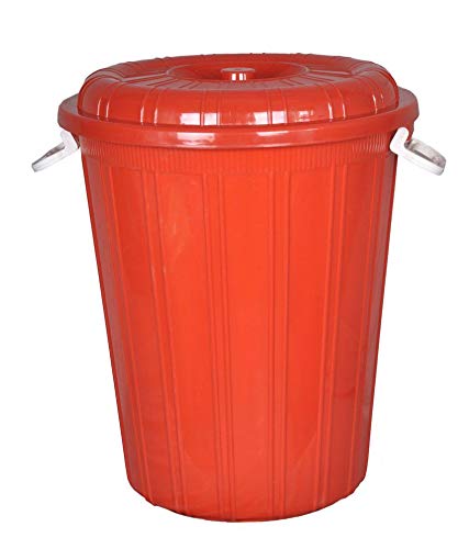Shop Icon Multipurpose Plastic Storage Bucket (30Ltr,Red) : Amazon.in ...