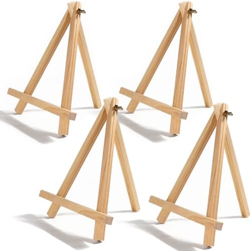 Amazon.com: DOMMARE 11 in Wood Easel Stand for Painting, Canvases, Art ...
