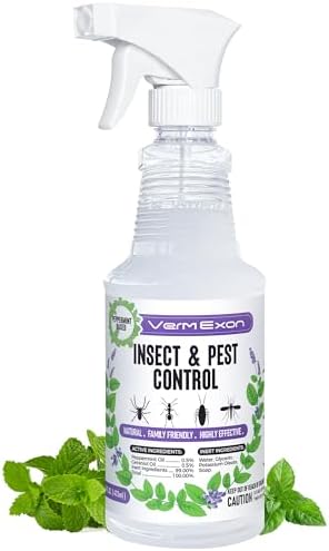 Amazon.com: VermExon Peppermint Oil Insect & Pest Control Spray – 16oz ...