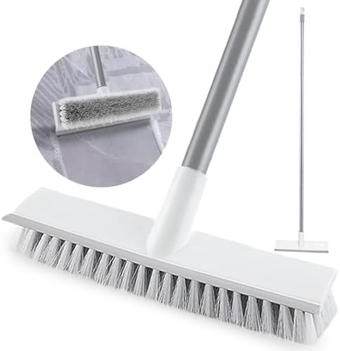 Amazon.com: SetSail Floor Scrub Brush with Long Adjustable Handle Heavy ...