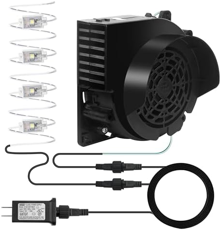 Amazon.com: AIR CHARACTERS Replacement YEF-80 Fan with Base and Lights ...