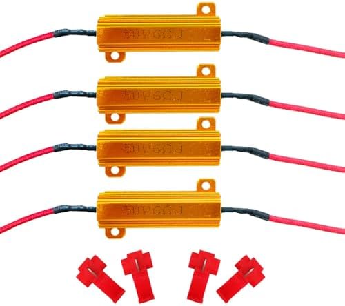 Amazon.com: Set of 4 Load Resistors - 50W 6ohm Load Resistors to ...