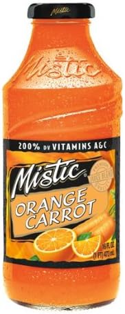 Amazon.com : Mistic Juice Drink - Tropical Carrot 16 oz/ 12 pack ...