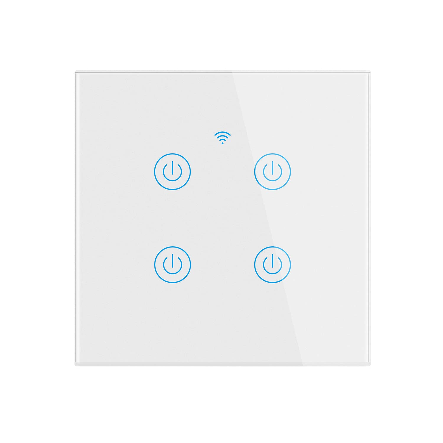 Makayuron WiFi Smart Wall Light Switch Touch Switches, No Neutral Wire ...