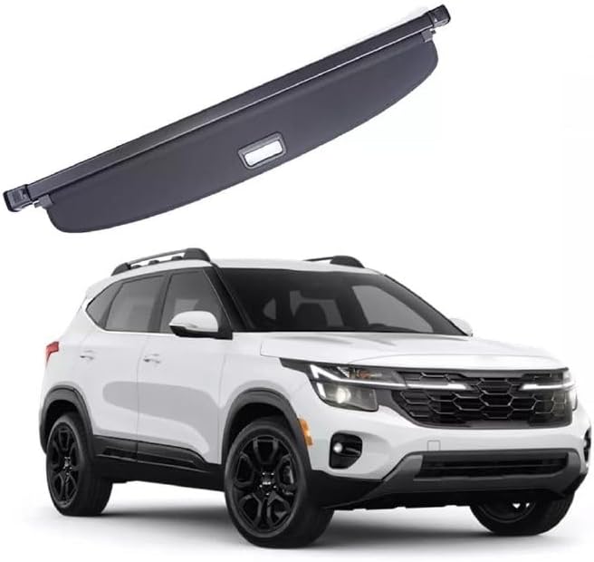 Amazon.com: Retractable Cargo Cover for Kia Seltos 2024-2025, Rear ...