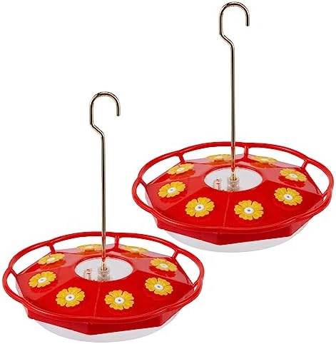 Food Recipes 2-Pack Saucer Hummingbird Feeders - 16oz Leak-Proof Design ...