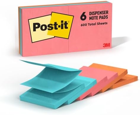 Post-it Pop-up Note Dispenser, 3x3 in, 1 Dispenser/Pack (WD-330-RG ...