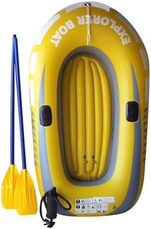 Whnbuij 1/2 Inflatable Kayak - Paddle Canoe, Pumped Air Skiff | Heavy ...
