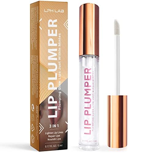 Amazon.com : LPH LAB Lip Plumper Gloss: Clear Plumping Lip Gloss ...