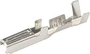 Amazon.com: ImBros 20/50/100/200 Pcs 2.0mm Male Female Automotive Crimp Wire Terminal Brass ...